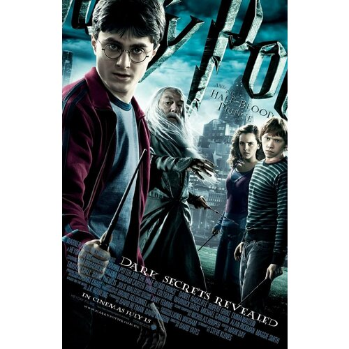 Плакат, постер на холсте Гарри Поттер и Принц-полукровка (Harry Potter and the Half-Blood Prince, 2009г). Размер 21 х 30 см