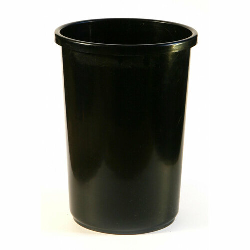 Корзина для бумаг Корзина офисная 12л пластик, черная