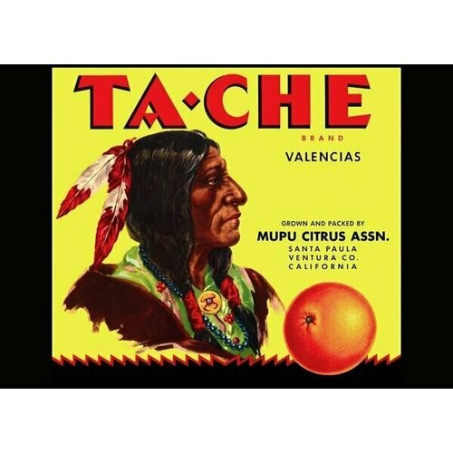 Плакат, постер на бумаге иностранный Ta-Che brand. Размер 60 х 84 см