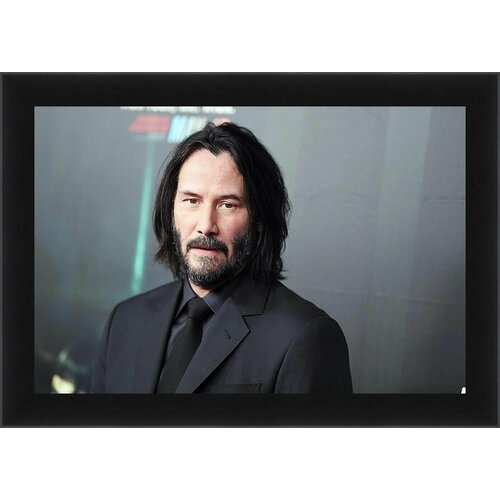 Плакат, постер на бумаге Киану Ривз. Keanu Reeves. Размер 30 х 42 см