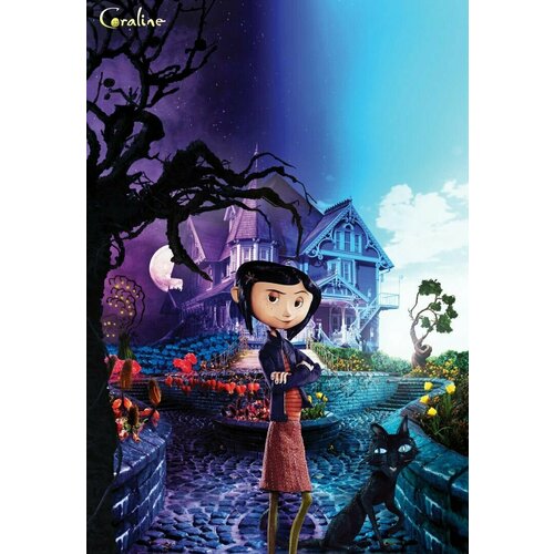 Плакат, постер на холсте Coraline/Коралина в Стране Кошмаров/. Размер 30 х 42 см