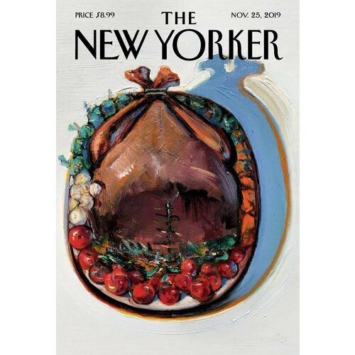 Плакат, постер на бумаге The New Yorker (Nov . 25, 2019). Размер 30 х 42 см