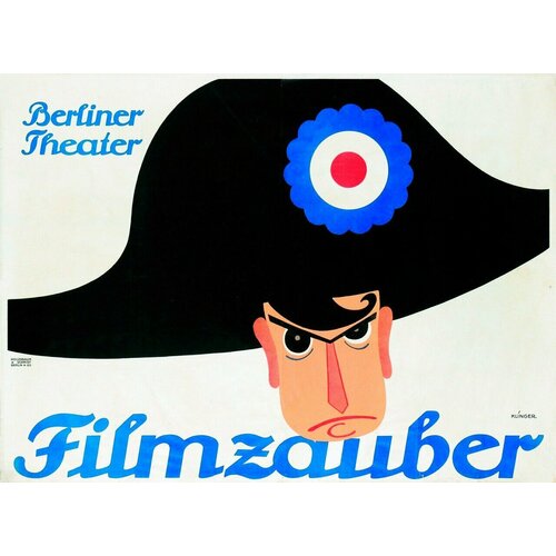 Плакат, постер на холсте Julius Klinger-Filmzauber/Юлиус Клингер-Фильмзаубер. Размер 21 на 30 см