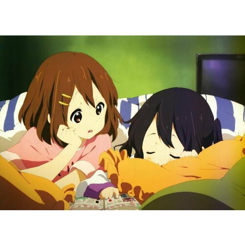 Плакат, постер на холсте K-On. Кэйон. Размер 30 х 42 см