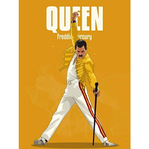 Плакат, постер на бумаге Freddie Mercury/Фредди Меркьюри/искусство/арт/абстракция/творчество. Размер 21 х 30 см