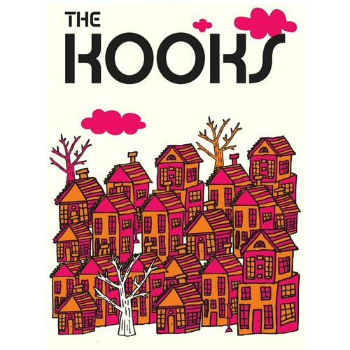 Плакат, постер на холсте The Kooks/Зе Кукс. Размер 30 х 42 см