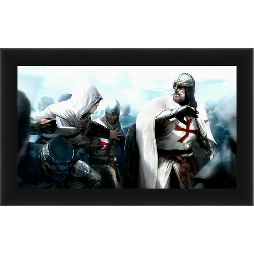 Плакат, постер на бумаге assassins creed, desmond miles, guard. Размер 21 х 30 см