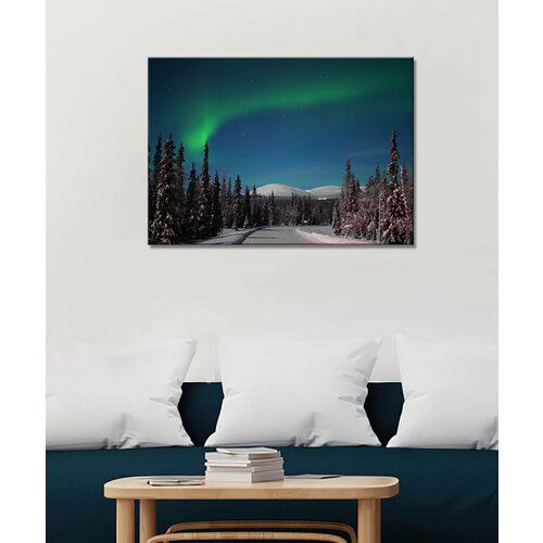 Картина/Картина на холсте для интерьера/Картина на стену/Картина для кухни/ - Финляндия природа (5) 20х30