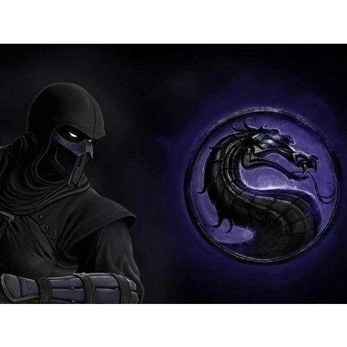 Плакат, постер на холсте Mortal Kombat: Rain/Мортал Комбат: Рэйн/игровые/игра/компьютерные герои персонажи. Размер 21 х 30 см
