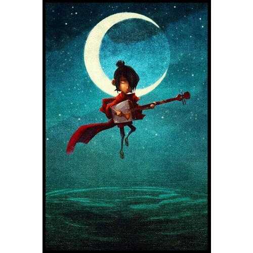 Плакат, постер на бумаге Кубо. Легенда о самурае (Kubo and the Two Strings), Трэвис Найт. Размер 21 х 30 см