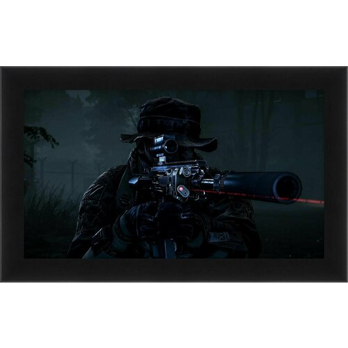Плакат, постер на бумаге Battlefield 4. Размер 30х42 см