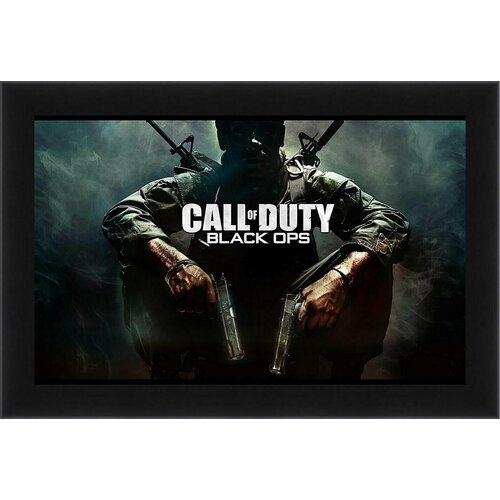 Плакат, постер на холсте Call Of Duty: Black Ops. Размер 30 х 42 см