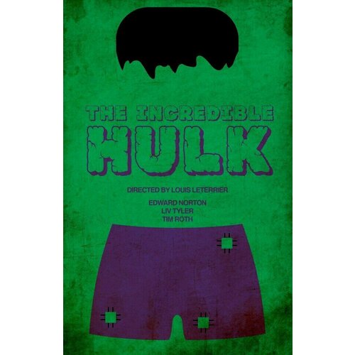 Плакат, постер на бумаге Hulk/Халк. Размер 21 х 30 см