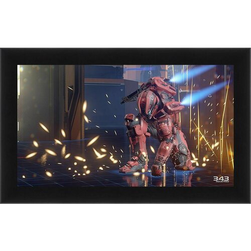 Плакат, постер на холсте Halo 5: Guardians. Размер 30 х 42 см