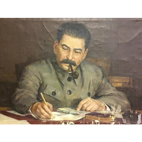 Плакат, постер на бумаге Stalin Joseph/Иосиф Виссарионович Сталин Сталин/винтажный/ретро. Размер 42 х 60 см