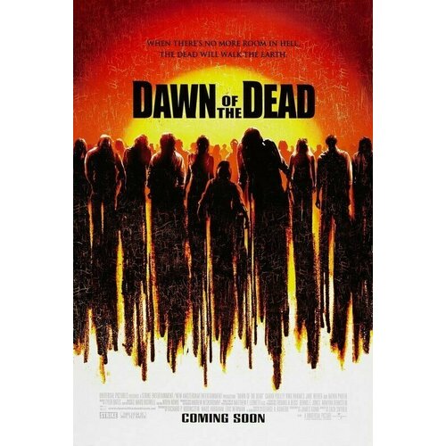 Плакат, постер на бумаге Рассвет мертвецов (Dawn of the Dead), Зак Снайдер. Размер 21 х 30 см