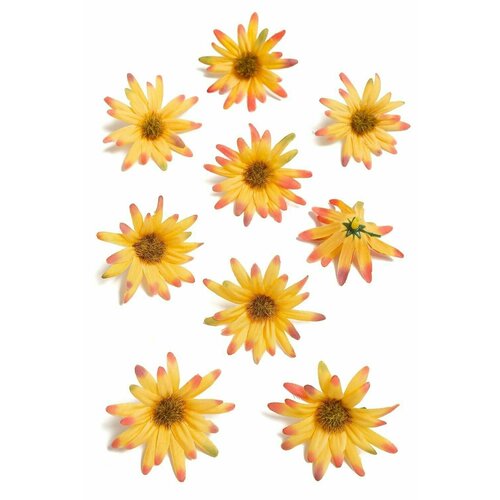 Головки цветов "Хризантема" 5 см (100 шт) SF-2090, оранжевый №11
