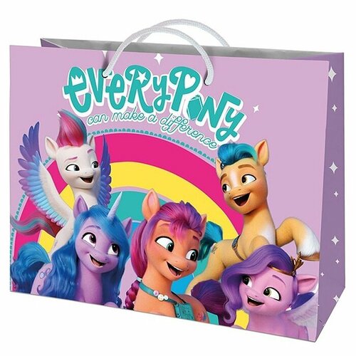 Пакет подарочный ND Play большой - 9, My Little Pony. 400х300х140 мм (299870)