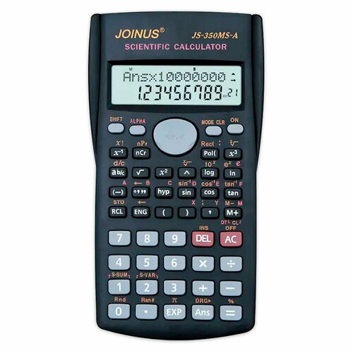 Калькулятор настольный школьный с логарифмами, непрограммируемый инженерный