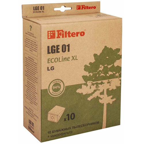 Набор пылесборников Filtero LGE 03 ECOLine XL 10 шт.