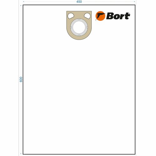 Мешки тканевые для пылесоса Bort BB-01U, 36 л, 5 шт