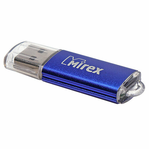 Флешка Mirex UNIT AQUA, 8 Гб, USB2.0, чт до 25 Мб/с, зап до 15 Мб/с, синяя (комплект из 3 шт)