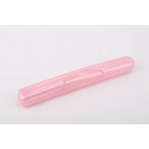 Футляр для зубной щетки 215*35*25мм розовый