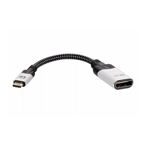 Aдаптер USB 3.1 Type-Cm --> DP A(f) 8K@60Hz, 0.15m , Alum , VCOM