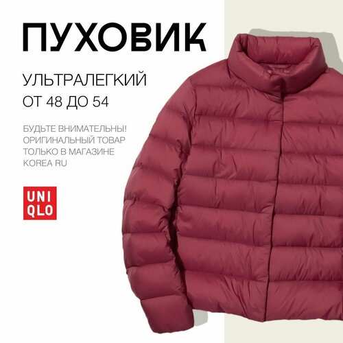 Пуховик Uniqlo, размер XL, красный