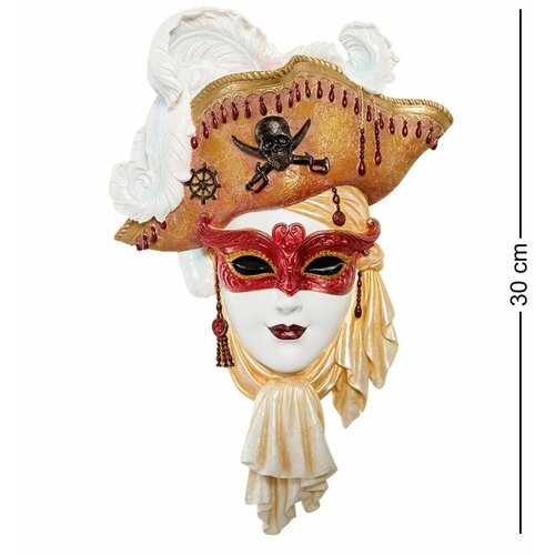 Венецианская маска Veronese "Пират" (color) WS-372