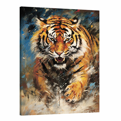 Интерьерная картина 50х70 "Легенда о тигре"
