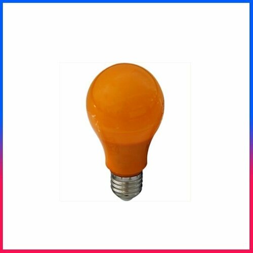 Светодиодная лампа LED Лампочка Е27 Груша 12Вт Оранжевый свет D60х110мм Матовая колба
