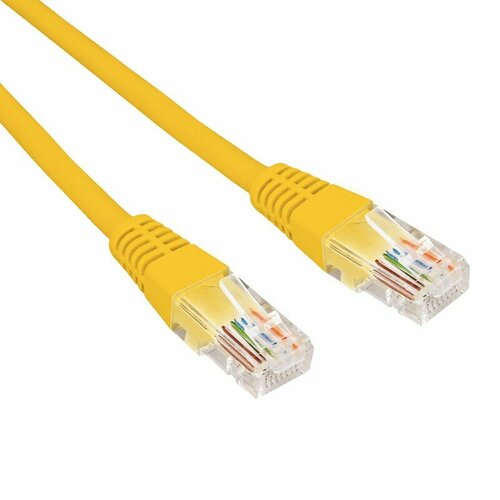 Патч-корд U/UTP, CAT 6, RJ45-RJ45, 26AWG, LSZH, желтый, 2м REXANT, цена за 1 шт