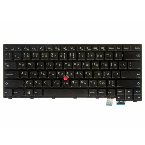 Клавиатура для ноутбука Lenovo Thinkpad T460S, T470S, T470P, Lenovo ThinkPad 13 2nd чёрная без подсветки (9Z. NCJBT.60R)