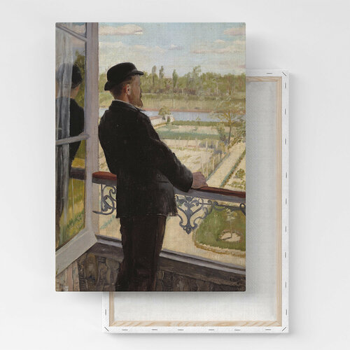 Картина на холсте, репродукция / Кристиан Крог - Portrait of the Swedish / Размер 40 x 53 см