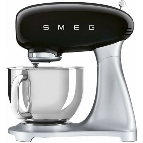 Планетарный миксер Smeg SMF02BLEU, черный/серебристый