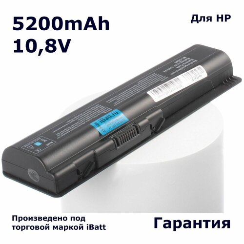 Аккумулятор iBatt 5200mAh, для HSTNN-LB72 484170-001 EV06 HSTNN-CB72 HSTNN-UB72 HSTNN-Q34C HSTNN-iB72 HSTNN-DB72 KS527AA