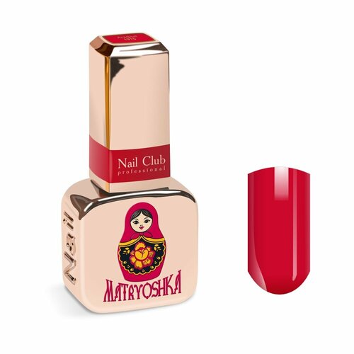 Nail Club professional Гель-лак коллекция Matryoshka, оттенок 1915 Agafiya Агафья, 13 мл.