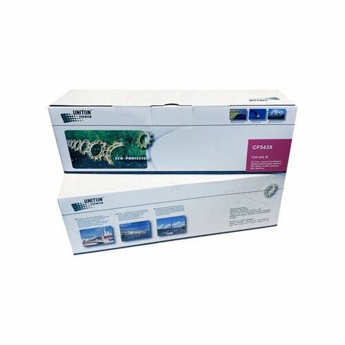 Картридж для HP Color LJ M254/ M280/ M281 CF543X (203XL) кр (2,5K) UNITON Premium GREEN LINE (Eco Protected)