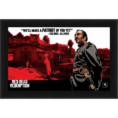 Плакат, постер на бумаге Red Dead Redemption. Размер 42 х 60 см