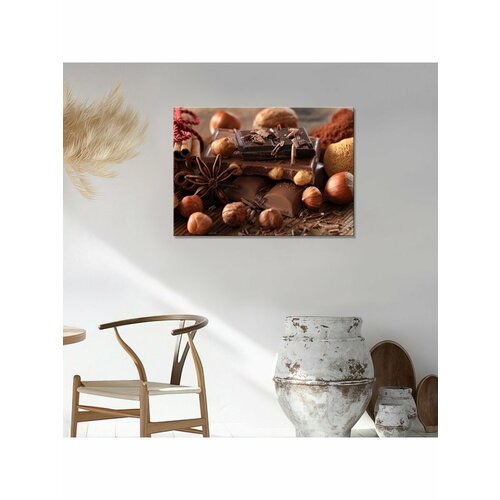Картина на холсте с подрамником Красивый шоколад5 30х40