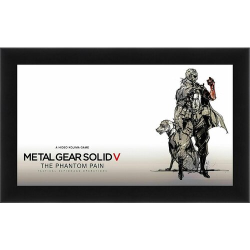 Плакат, постер на холсте Metal Gear Solid V: The Phantom Pain. Размер 42 х 60 см