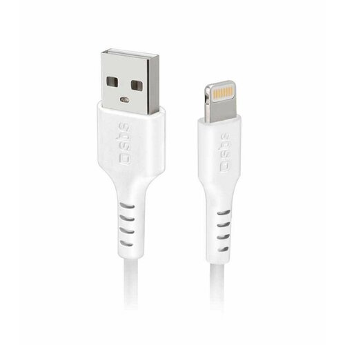 Дата кабель SBS, USB- Lightning, 1м, белый