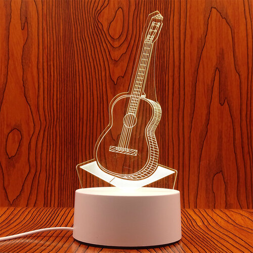 Светильник 3D (ночник) Гитара