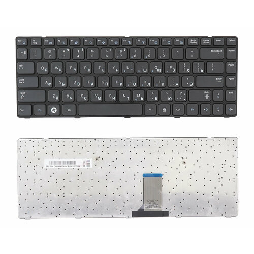 Клавиатура для ноутбука Samsung BA59-02490C черная с рамкой, Ver.1