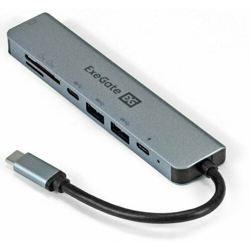 USB-концентратор ExeGate DUB-21C/PD/CR/H (EX293983RUS)
