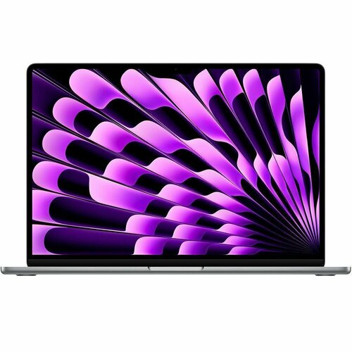 15.3" Ноутбук Apple MacBook Air 15 2023 2880x1864, Apple M2, RAM 8 ГБ, SSD 256 ГБ, Apple graphics 10-core, macOS, Space Gray, английская раскладка