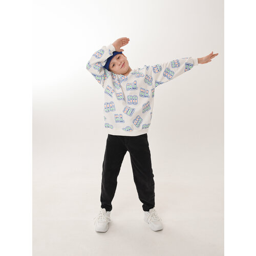 Свитшот , размер 150, белый