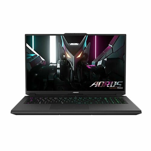 Ноутбук GIGABYTE AORUS 7 9MF, 17.3" (1920x1080) IPS 360Гц/Intel Core i5-12500H/16GB DDR4/512GB SSD/GeForce RTX 4050 6GB/Без ОС, черный (9MF-E2KZ513SD)