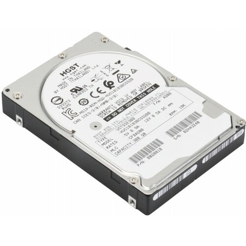 HDD HGST SAS Server 300Gb 2.5" Ultrastar 10K rpm 12Gb/s 128Mb 1 year ocs